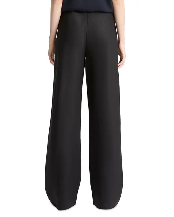Vince Collette Linen Bias Pants - Black