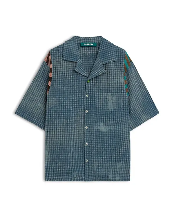BARROW Chambray Pocket Shirt - Light Blue