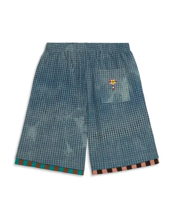 BARROW 9.4" Chambray Shorts - Light Blue