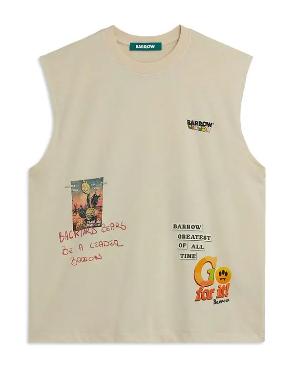 BARROW Patch Logo Sleeveless T-shirt