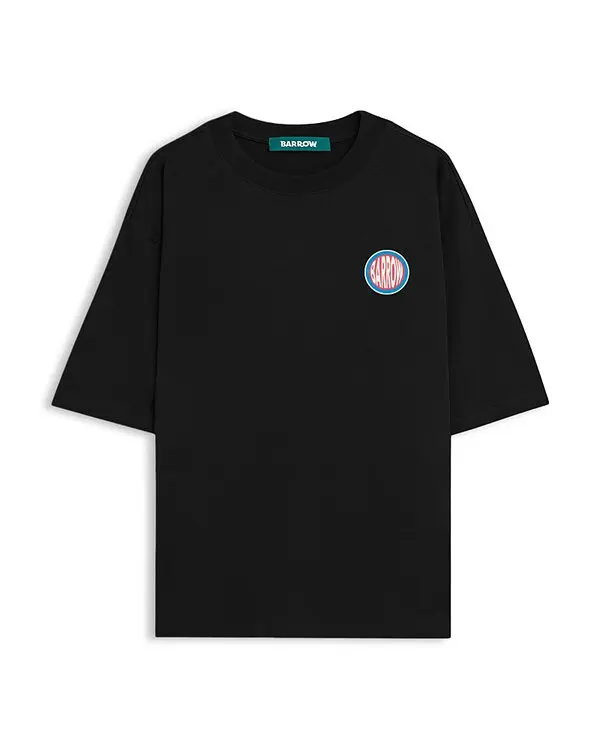 BARROW Jewel Face Graphic T-shirt - Black