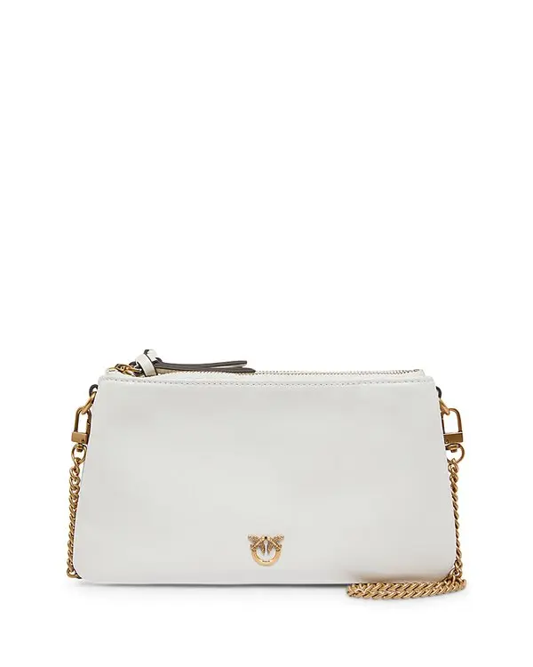 Pinko Double Mini Leather Crossbody - Zq