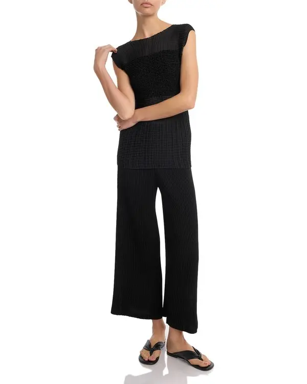 Issey Miyake Sheer Pleated Tank