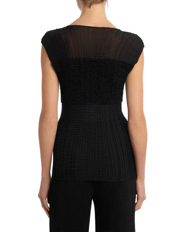 Issey Miyake Sheer Pleated Tank