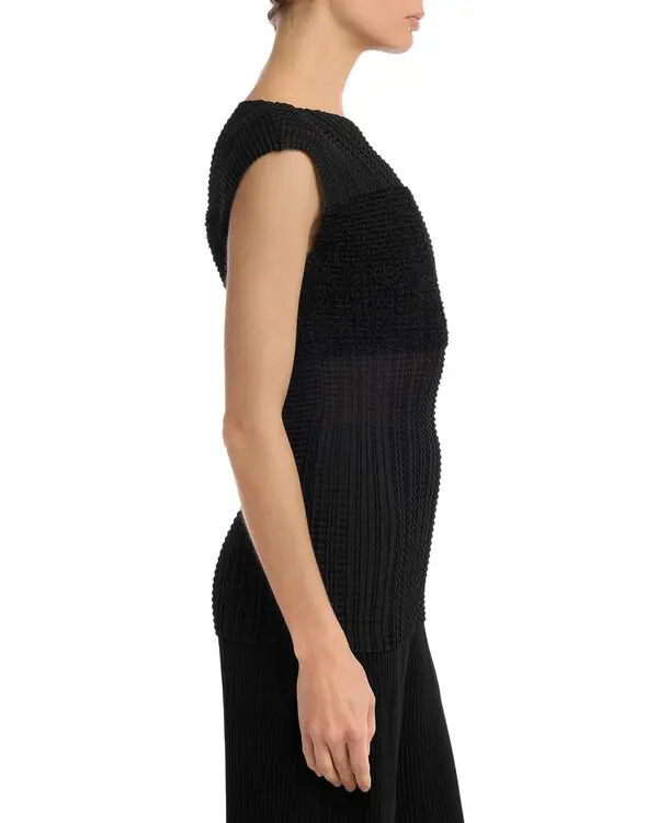 Issey Miyake Sheer Pleated Tank
