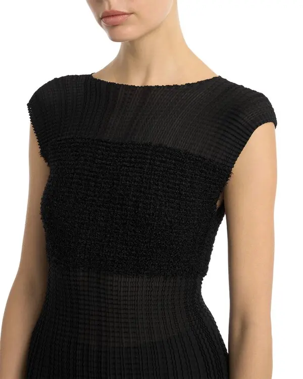 Issey Miyake Sheer Pleated Tank