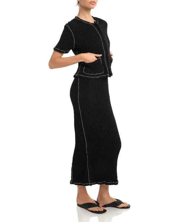 Issey Miyake Wavelet Ensemble Top