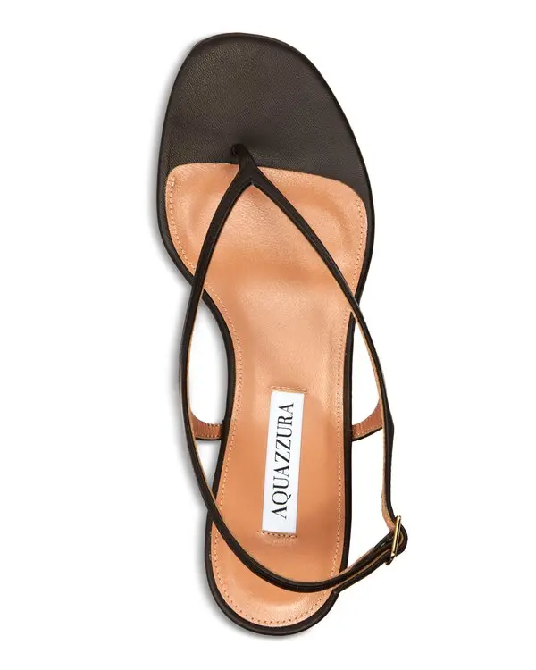 AQUAZZURA Bikini Thong Sandals - Espresso