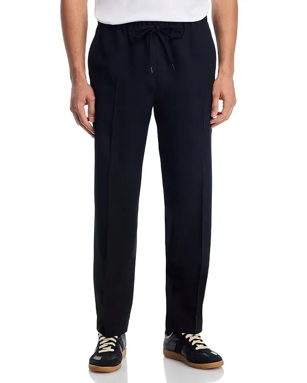 MAISON MARGIELA Drawstring Straight Fit Pants - Anthracite