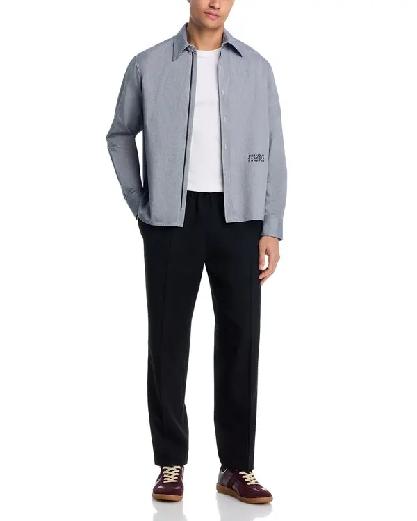 MAISON MARGIELA Long Sleeve Number Graphic Shirt