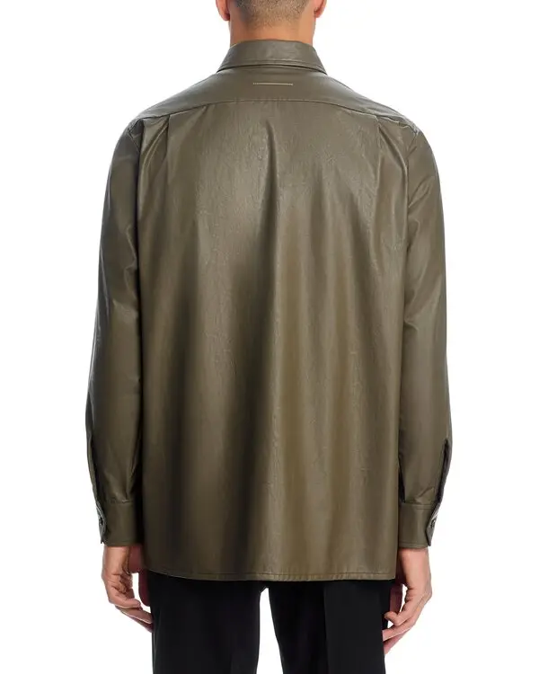 MAISON MARGIELA Long Sleeve Hidden Placket Shirt