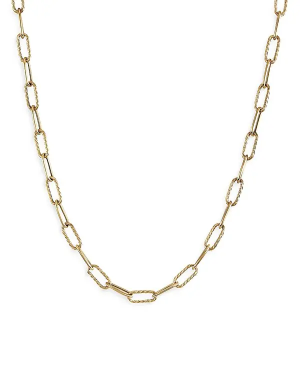 David Yurman Madison Chain Necklace In 18k Yellow - Gold