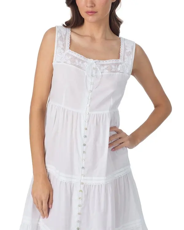 Eileen West Monica Button Front Ballet Nightgown