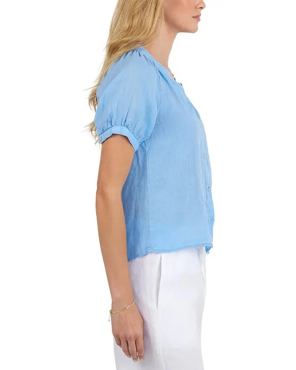 Bella Dahl Short Sleeve Linen Shirt