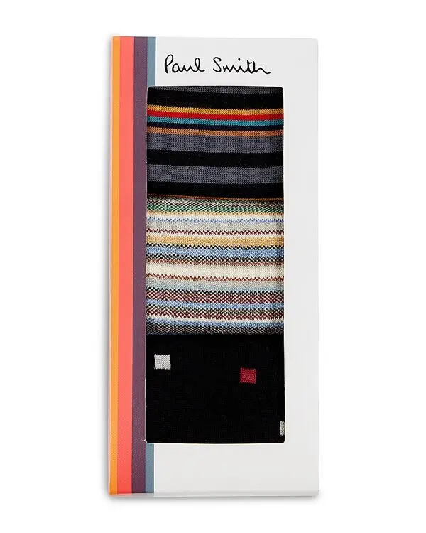 Paul Smith Mixed Crew Socks Pack - Mixed Plate