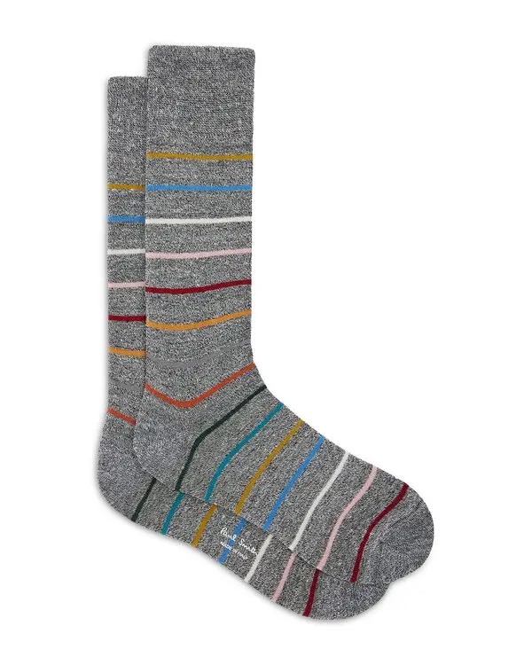 Paul Smith Stripe Crew Socks Pack Of 3