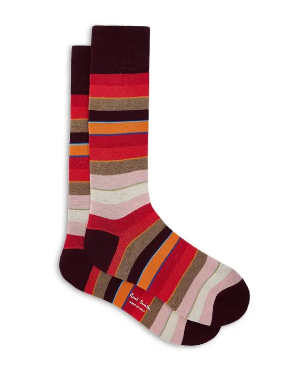Paul Smith Stripe Crew Socks Pack Of 3