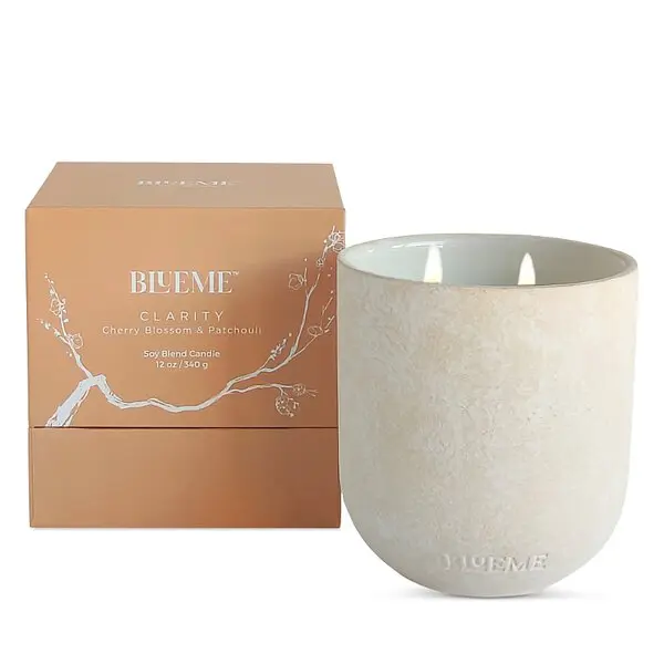 BLUEME Clarity Candle, 12 Oz - White