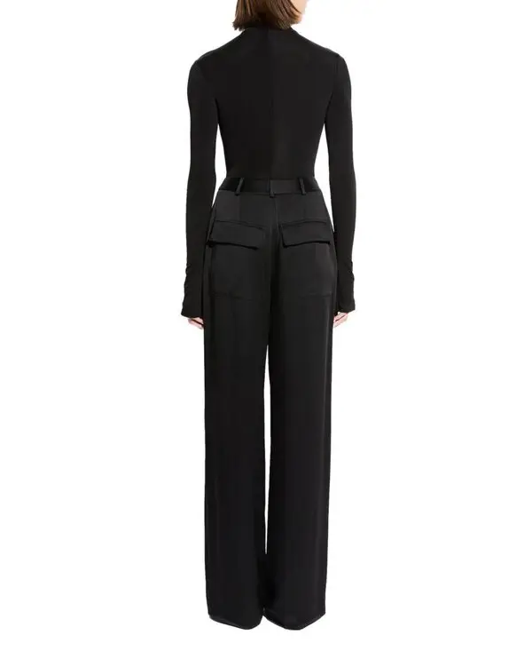 Lapointe Jersey Mock Neck Bodysuit