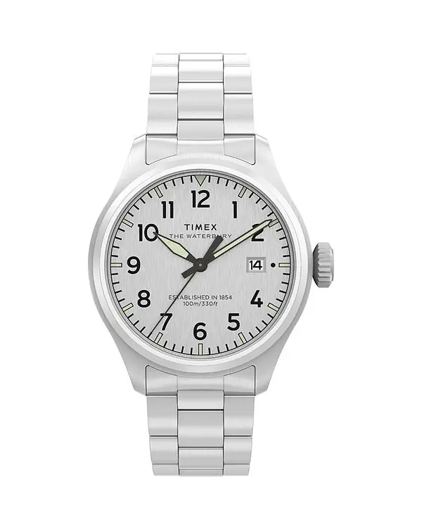 TIMEX Waterbury Ace 41mm Watch - Stainless Steel