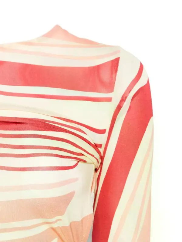 Raquel Diniz Abstract-print Open-back Maxi Dress