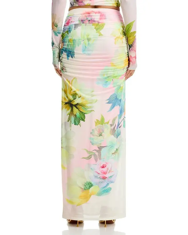 AFRM Bevin Printed Skirt - Growing Rose