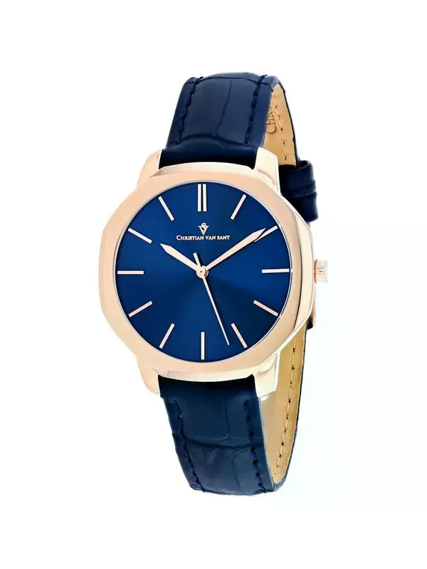 CHRISTIAN VAN SANT Octave Slim 37mm Watch - Blue