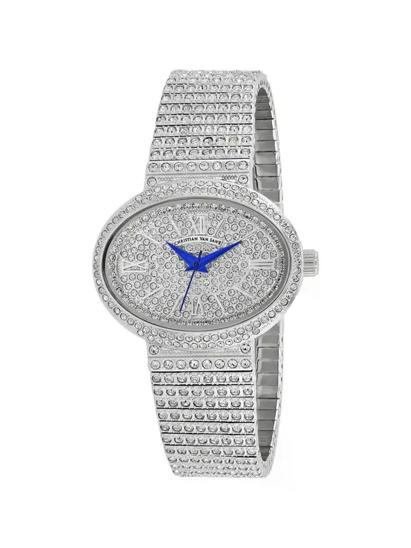 CHRISTIAN VAN SANT Embellished Quartz Watch - Silver