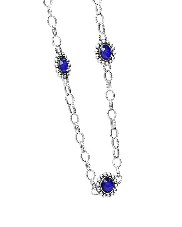 Lagos Lapis Doublet Necklace - Blue