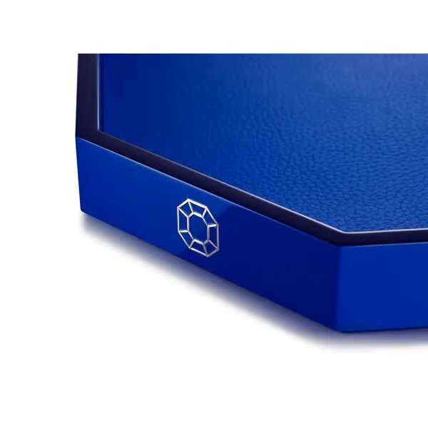 THE MARTHA, BY BACCARAT Octogone Tray, Small - Blue