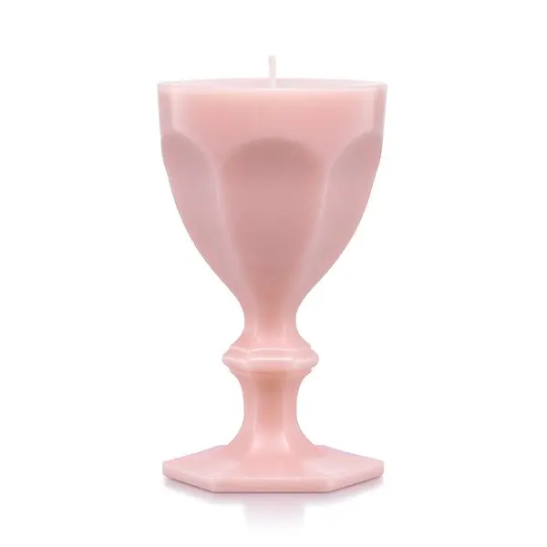 THE MARTHA, BY BACCARAT Baccart Harcourt Glass Candle - Pink