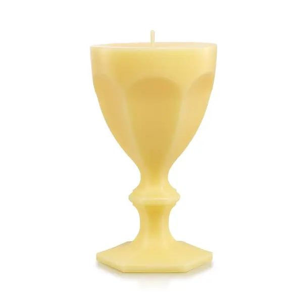 THE MARTHA, BY BACCARAT Baccart Harcourt Glass Candle - Yellow