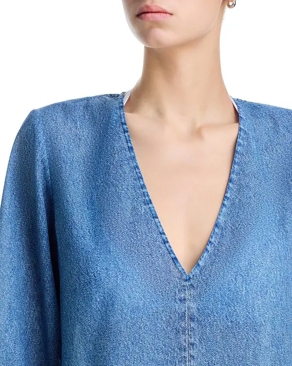 Rag & Bone Miramar Crinkle Swim Cover Up Dress