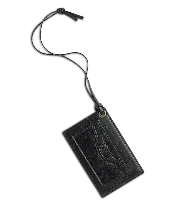 Balenciaga Le City Charm Card Case Mirror - Black
