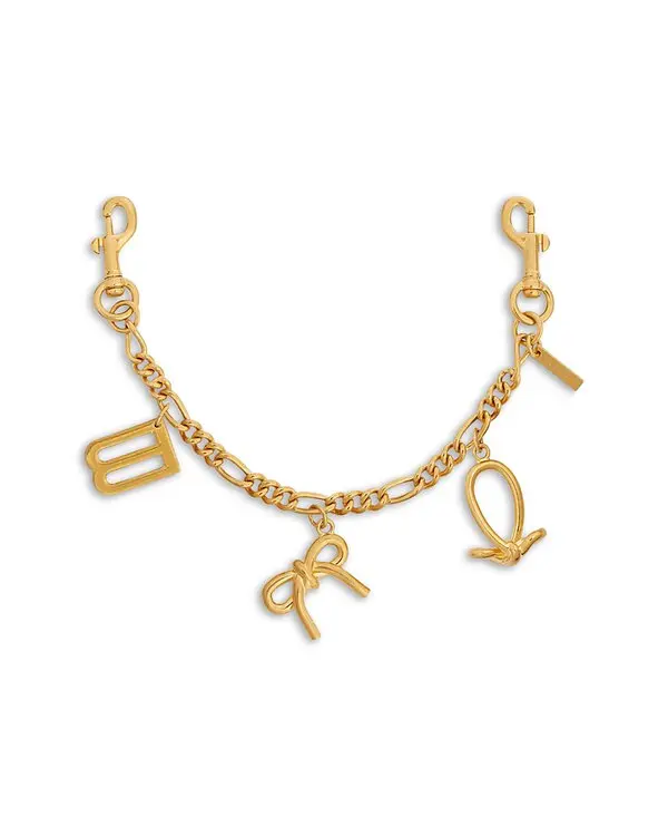 Balenciaga Keychain Chain With Charms - Gold