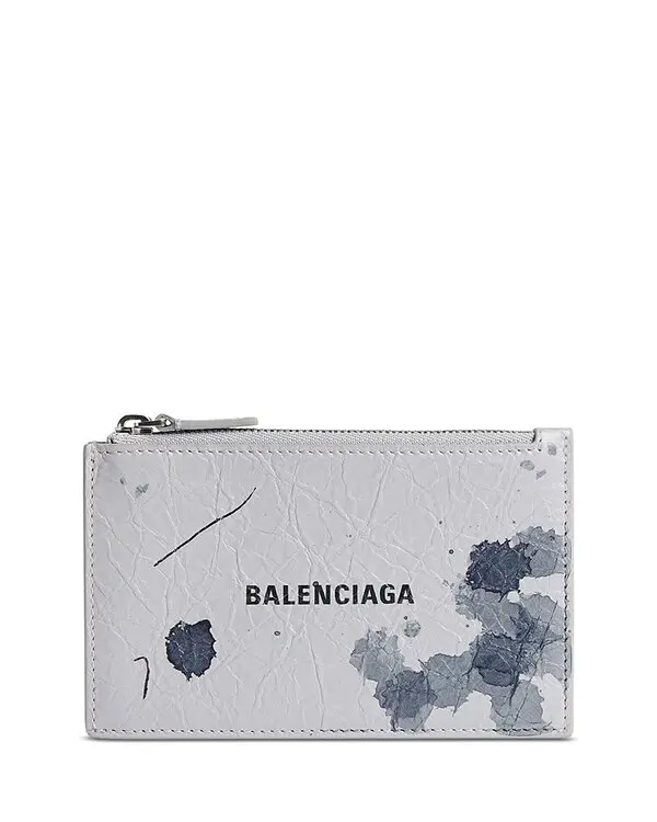 Balenciaga Cash Long Coin And Card Holder - Light Grey