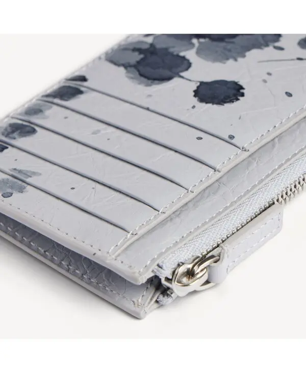 Balenciaga Cash Long Coin And Card Holder - Light Grey