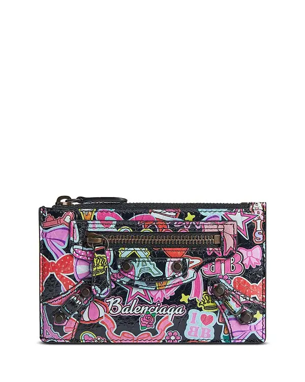 Balenciaga Le City Long Coin And Card Holder - Black/multicolor