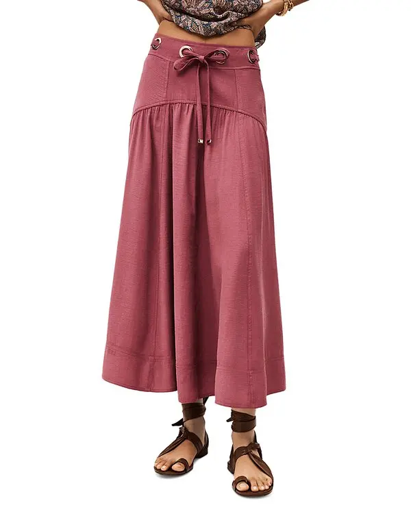 Ba&sh Donia Midi Skirt - Pink