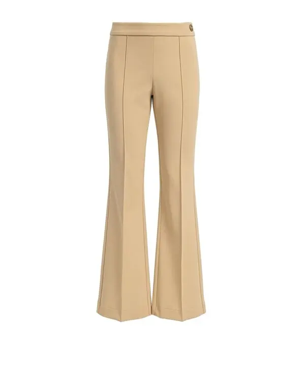 CALLAS MILANO Lola Cropped Kick Flare Pants - Pale Camel