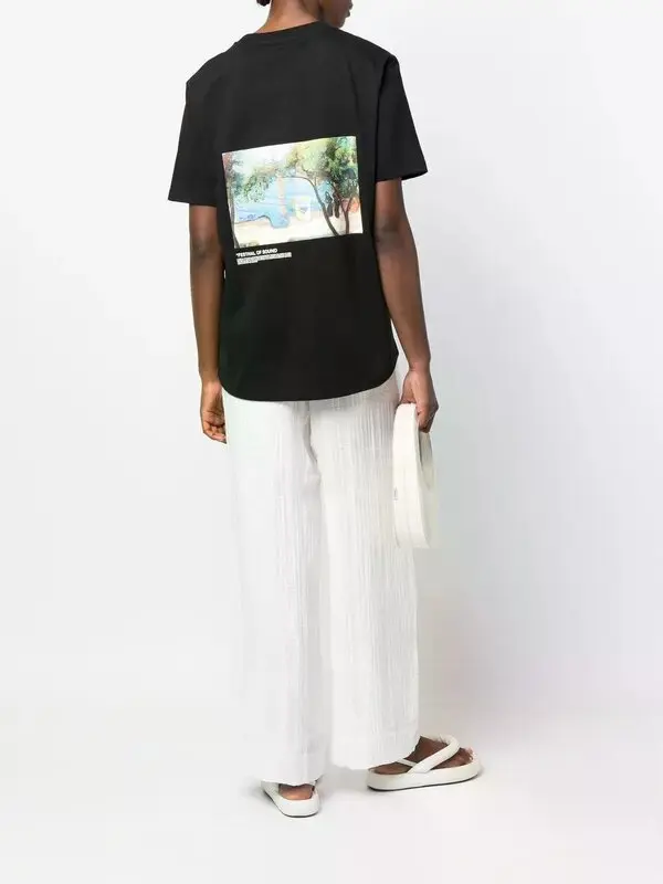 HOLZWEILER Graphic Print Organic Cotton T-shirt