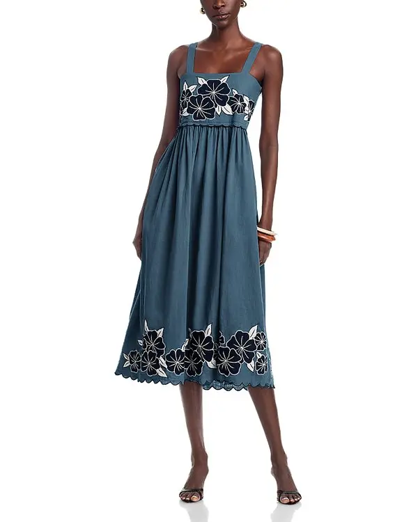 AREA STARS Embroidered Cotton Dress