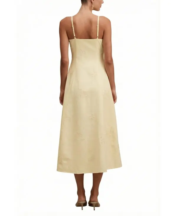 EVER NEW Tiffany Embroidery Sequin Midi Dress