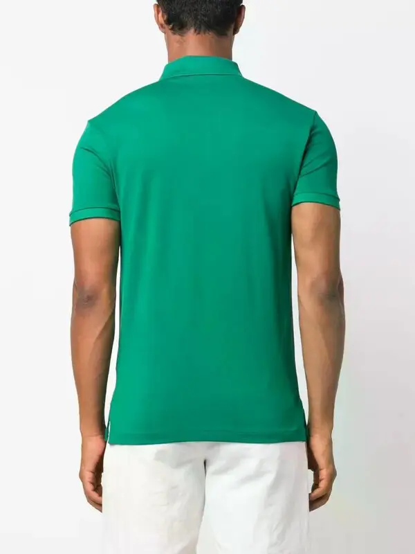 Polo Ralph Lauren Stretch-cotton Polo Shirt With Signature Pony Motif - Green