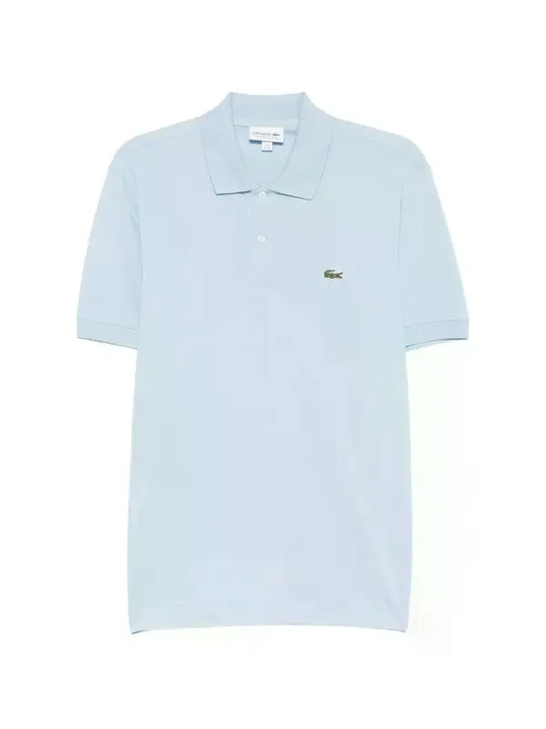 Lacoste Logo-patch Piqué Polo Shirt - Blue
