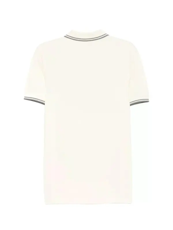 Fred Perry Twin-tipped Piqué Polo Shirt - Neutrals