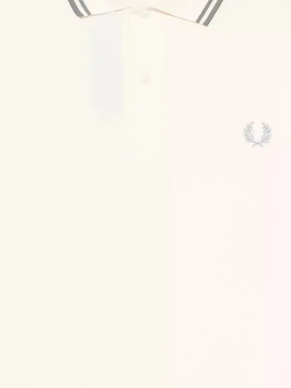Fred Perry Twin-tipped Piqué Polo Shirt - Neutrals