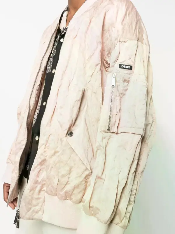 Dsquared2 Crinkled-effect Cotton Jacket