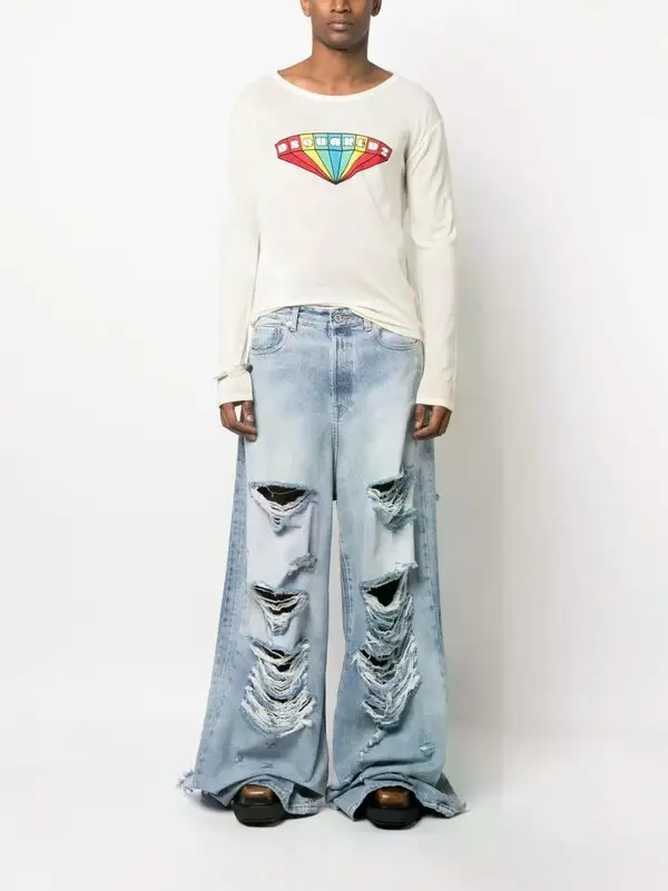 Dsquared2 Graphic-print Wool Sweatshirt
