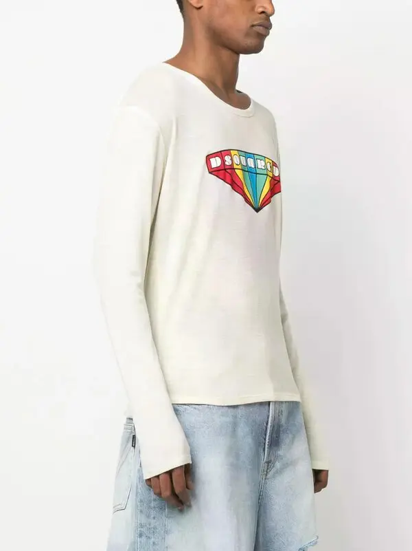 Dsquared2 Graphic-print Wool Sweatshirt